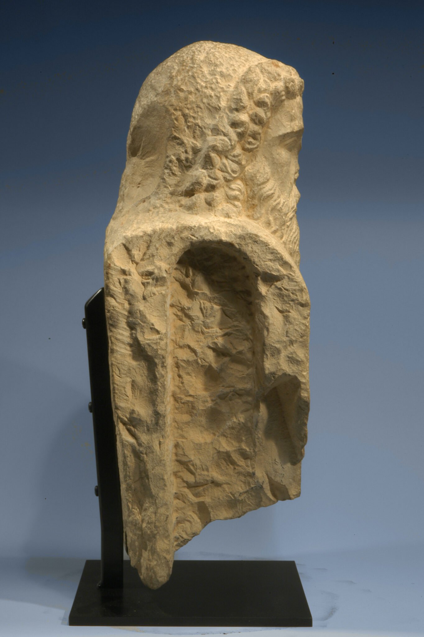 Roman Limestone Bust of a Philosopher - Hixenbaugh Ancient Art